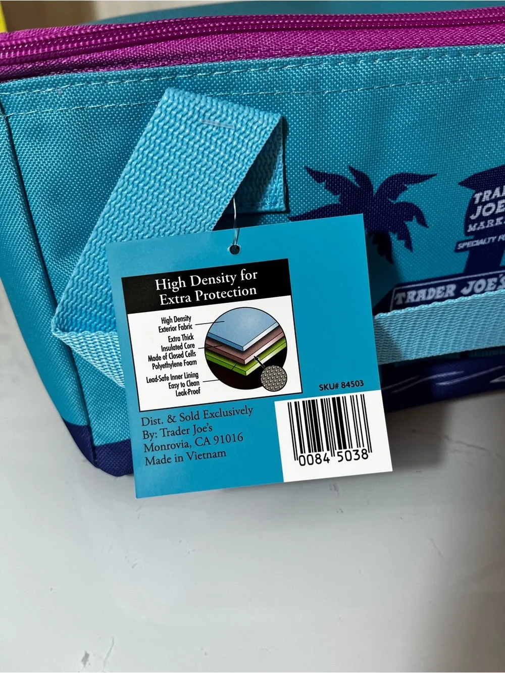 Trader Joe'S | Bags | Nwt Trader Joes Mini Insulated Cooler Bag Teal ...